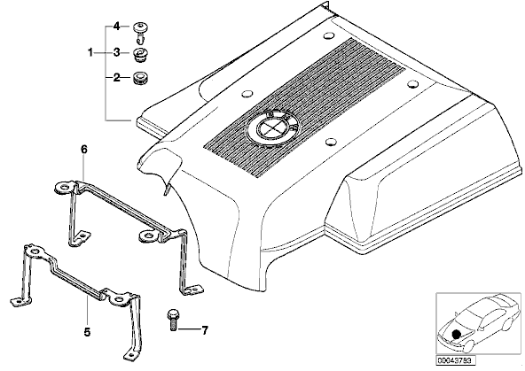Engine Cover screws - Xoutpost.com