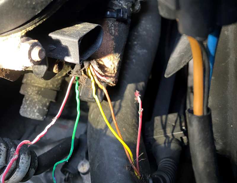 Damaged wires in engine compartment, still runs - Xoutpost.com
