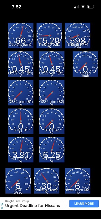 2004 BMW X5 E53 4.4i N62 error code P2190 System too rich at idle, bank ...