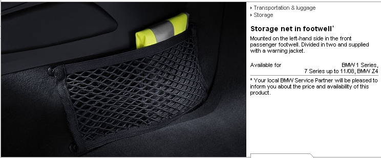 Footwell net in X5 - Page 2 - Xoutpost.com